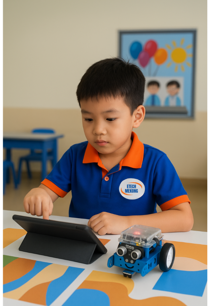 KHÁM PHÁ CHƯƠNG TRÌNH ROBOTICS – ETECH MEKONG - CÔNG TY TNHH GIÁO DỤC CÔNG NGHỆ ETECH MEKONG